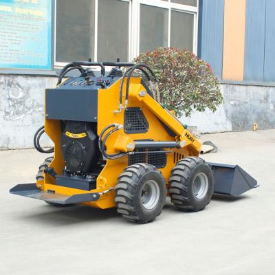 China Earth Moving Machinery 1 Ton Wheel Skid Steer Loader with Optional Attachment for sale