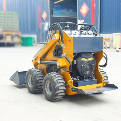 China Free Shipping Mini Skid Steer Loader Euro 5 Multifunctional Mini Wheel Skid Loader for Sale for sale