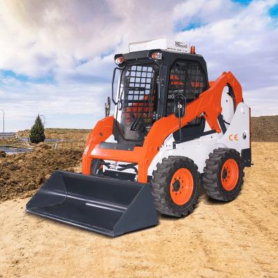 China Free Shipping Mini Skid Steer Loader Cheap Wheel Loader CE EPA Engine Compact Skid Steer Diesel Loaders for sale