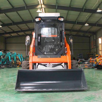China Cheap Skid Steer Diesel Loader With Bucket Different Attachment Skid Steer Loader for sale