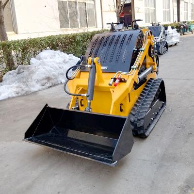 China Cheap Crawler Skid Steer Loaders Mini Small Skid Steer Track Loader With Attachments for sale