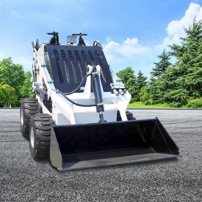 China Cheap Skid Steer Gasoline Loader With Bucket Different Attachment Skid Steer Loader for sale