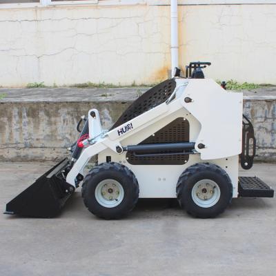 China Free Shipping China Skid Steer Stand on  Mini Wheel Skid Steer Loader With Attachments for sale