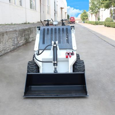 China Cheap Stand on Mini Skid Steer Loader Gasoline Mini SkidSteer Loaders Wheel Loader for sale