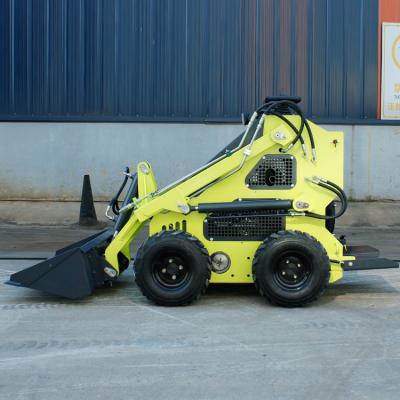 China Multifunction Agricultural Small Compact Gasoline Wheel Skid Steer Loader Mini Skid Steer Loader Certified Factory for sale