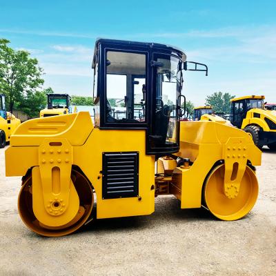 China Hydraulic 6 Ton Road Compactor Double Drum Asphalt Roller Machine for Road Construction for sale