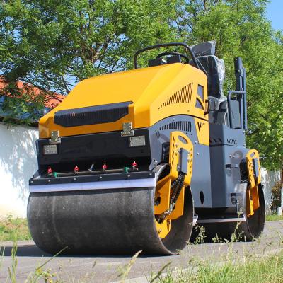 China New Design Construction Machine Double Drum 3Ton 4Ton 6Ton 8Ton Vibratory Road Roller for Sale for sale