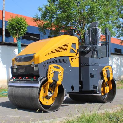 China 4 Ton Road Roller Compactor Full Hydraulic Double Drum Compactor Brand New for sale