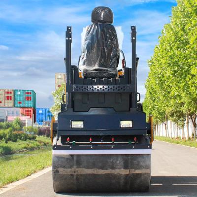 China High Performance 4 Tons Ride-On Double Drum Hydraulic Vibratory Road Roller for sale