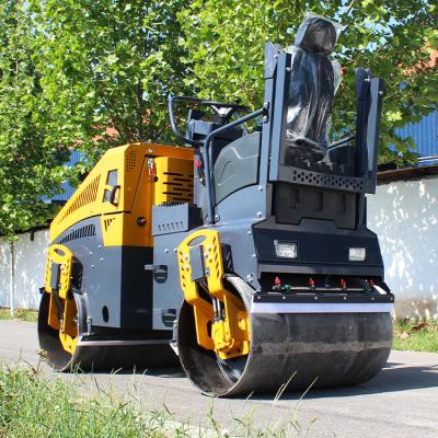 China High Quality Mini 4 Ton Vibratory Road Roller Double Drum Road Roller Compactor for sale