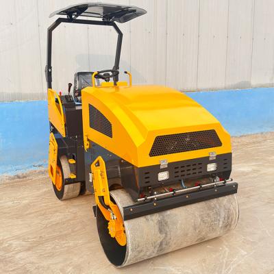 China Hot Sale Double Drum Roller Mini Road Roller Compactor 3.5ton Mini Road Roller Compactor for sale