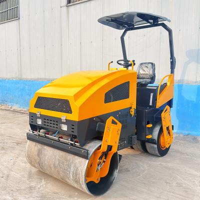 China 3.5 Ton Diesel Euro 5 EPA CE Engine Mini Compactor Road Roller Ride on Roller Compactor for sale