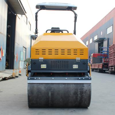 China 3Ton Hydraulic Asphalt Rollers Diesel Double Drum Mini Small Road Roller Road Compactor for sale