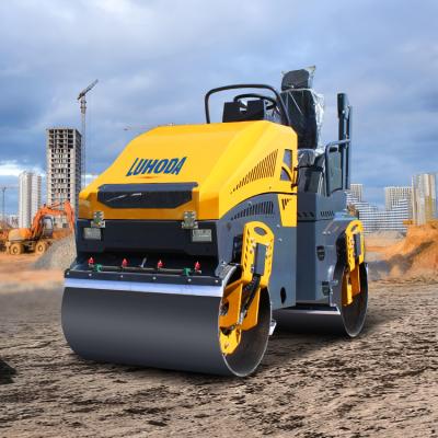 China New Designed Tandem 4 Ton Vibratory Road Roller Diesel Engine Road Machinery Mini Compactor Road Roller for sale