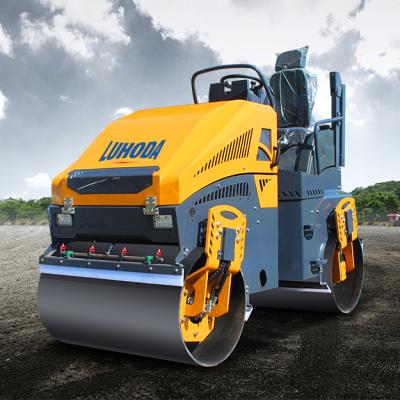 China Diesel 4 Ton Diesel Hydraulic Vibrating Tandem Asphalt Compactor Road Roller for Sale for sale
