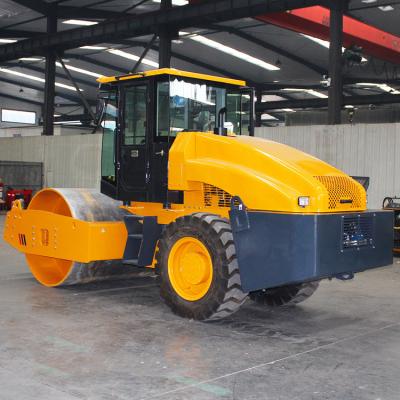 China Road Construction Machine 10 Ton Ride on Single  Drum Road Roller Compactor for sale