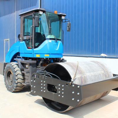 China Vibrator Compactor Single Drum Road Rollers 8 Ton Ride-On Asphalt Road Roller for sale