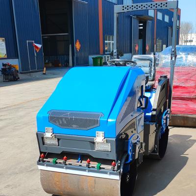 China 2ton Hydraulic Roller Double Steel Wheel Vibration Asphalt Compacts Small Road Construction Roller for sale