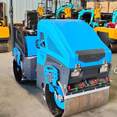 China Chinese Manufacture Vibratory Road Roller Double Drum Road Roller 2 Ton Full Hydraulic Roller for sale