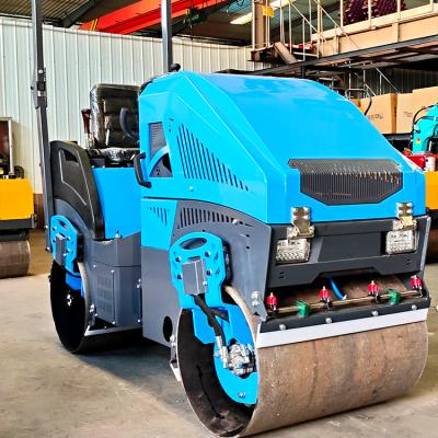 China Low Price 2 Ton Road Roller Vibrating Compaction Vibratory Rolller Machine Asphalt Ride on Mini Compactor Road Roller for sale