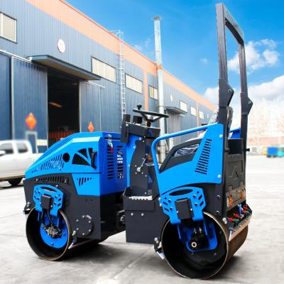 China Construction Machinery Manufacturer Double Drum Roller Compactor Vibratory Hydraulic Diesel Small Asphalt Roller Machine for sale