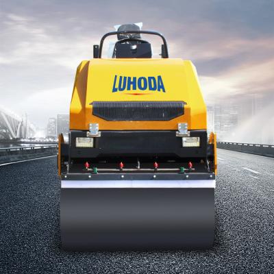 China Heavy Duty Double Drum 2.5 3 Ton Vibratory Construction Articulated Asphalt Road Roller Machine for sale