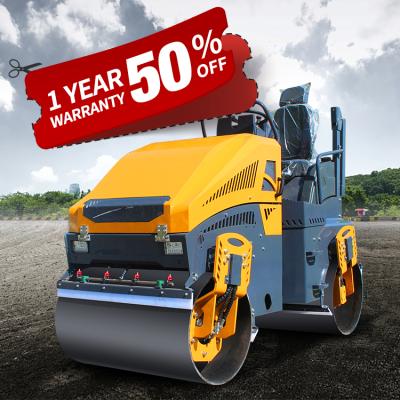 China Roller Double Drum Vibratory Road Roller Compactor 0.3 Ton to 20 Ton Roller for Asphalt Road Construction for sale
