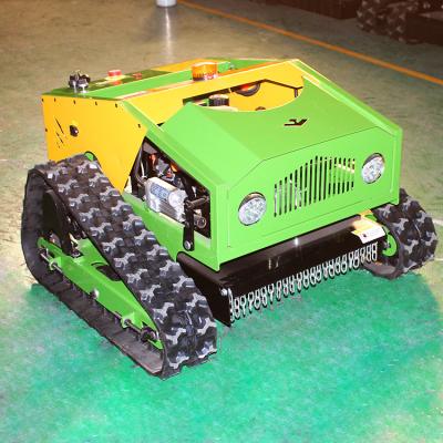 China Lawn Mower Smart Grassland Automatic Remote Controlled Cordless Petrol Powered Lawn Mower with Cheap and Efficient for sale