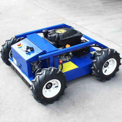 China Factory Price Small Smart Robot Lawn Mower Crawler 550mm Remote Lawn Mower With Ce Certificate for sale