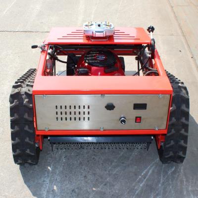 China High Quality Remote Control Lawn Mower Gas Crawler Brush Cutter Cut-Grass for Agriculture for sale