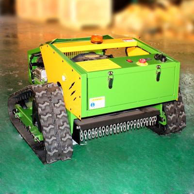 China New Gasoline Powered Control Remote Small Robot Grass Machine Lawn Tractor for Sale for sale