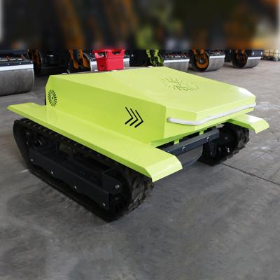 China New Rubber Tracks Remote Control Robot Lawn Mower CE EPA Gasoline Engine All Terrain Grass Cutting Machine for sale