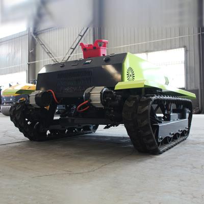 China High Quality Cordless Zero Turn Smart Remote Control Lawn Mower Robot for Sale for sale
