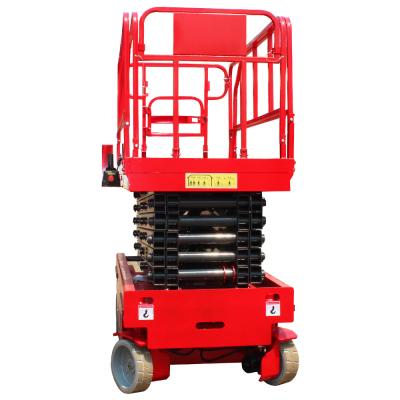 China 4M 10M Max Lift 16M Electric Mobile Tracked Scissor Lift Self-Propelled Hydraulic Lift Scaffold Platform for Rough Terrain for sale