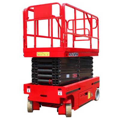 China Hydraulic Elevation Platforms Mobile Track Scissor Lift With Ce Movable Scissor Lift Platform for sale