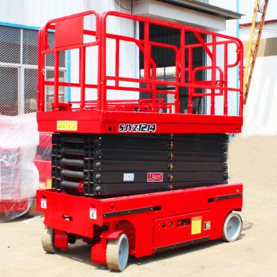 China Brand New Scissor Lift Mobile Self-propelling Lifting Platform High Quality Man Lift for Sale for sale
