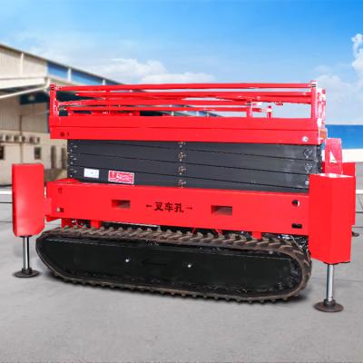 China High Quality 4m-14m Self Driven Mobile Aerial Work Platform Aerial Work Platform Full Automatic Lift Hydraulic Scissor Lifts for sale