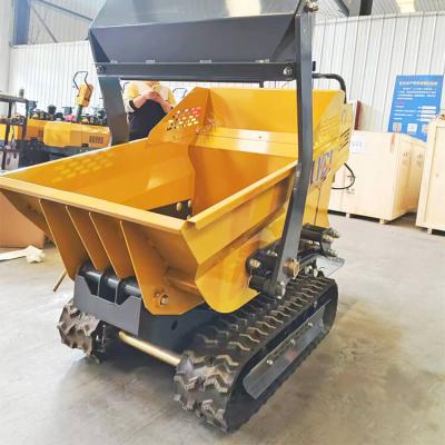 China Mini Crawler Dumper Truck Mini Dumper Tracked 500kg Tipper Transport Vehicle  Small Dumper for sale