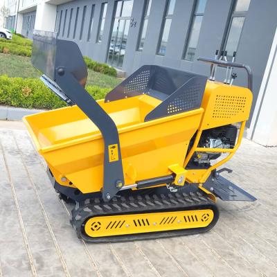 China High Quality Crawler Dumper Truck Suitable for Garden Tracked Dumpers Agricultural Self Loading Hydraulic Mini Dump Truck for sale