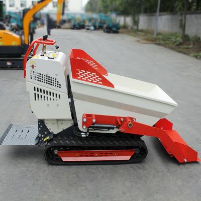 China Cheap Farm Construction Rotation Small Mini Dumper Crawler Dumper Mud Buggy Concrete Dumper for sale