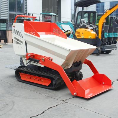 China Chinese Manufacture Self Loading Mini Dumper 800kg Tracked Dumpers Small Track Transporter for sale