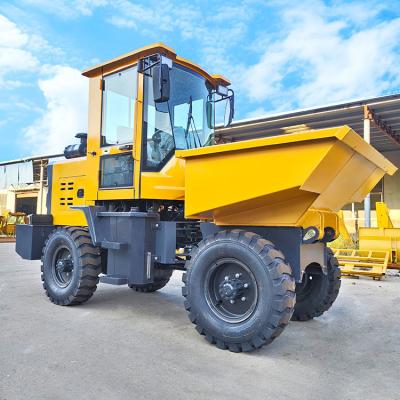 China Mini Mining Dumper 4 Wheel Self Loading Ride-on Construction Site Dumpers Loaders Concrete Cement Dumper Price for sale