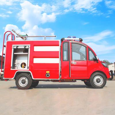 China 1.3 Ton High-Efficiency Small Electric Emergency Fire Truck with 25 Meters Fire Monitor Available for Sale for sale