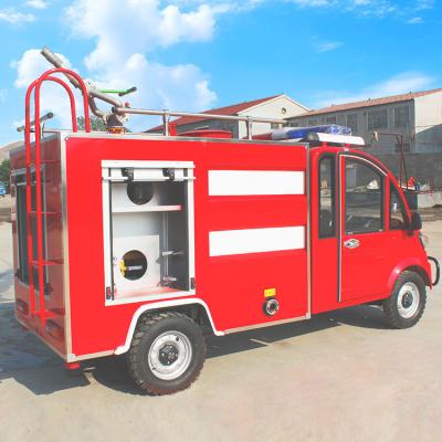 China New Mini Electric Fire Fighting Truck 2 Seats Fire Fighting Truck Price for sale
