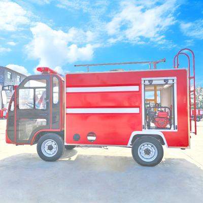 China Mini Electric Fire Fighting Truck Small Emergency Fire Trucks Electric for sale