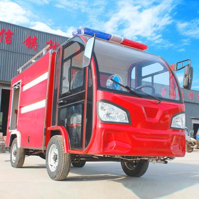 China Cheap 4x2 Mini Electric Water Tanker Fire Truck Emergency Response Fire Equipment Vehicle for sale