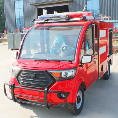 China Hot Selling Four Wheel Electric Car Superior Quality Mini Fire-fight Truck`and Fire Patrol Car for Emergency Using for sale
