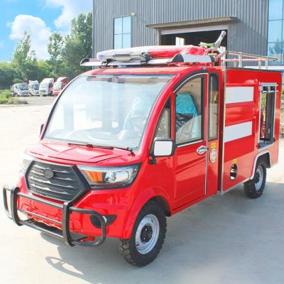 China New Mini Electric Forest Fire Fighting Pumper Truck with Small Water Cannon Fire Rescue and Pump Truck for sale