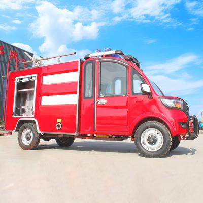 China Hotel Electric Mini Fire Truck Rescue Fire Truck 4 Wheels Vacuum Tires Electric Fire Truck for Sale for sale