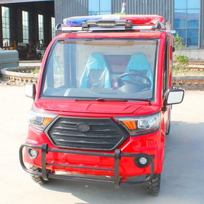 China Ce Certificate 2 Seats Electric Fire Engine Fighting Trucks Electric Mini Fire Truck for sale